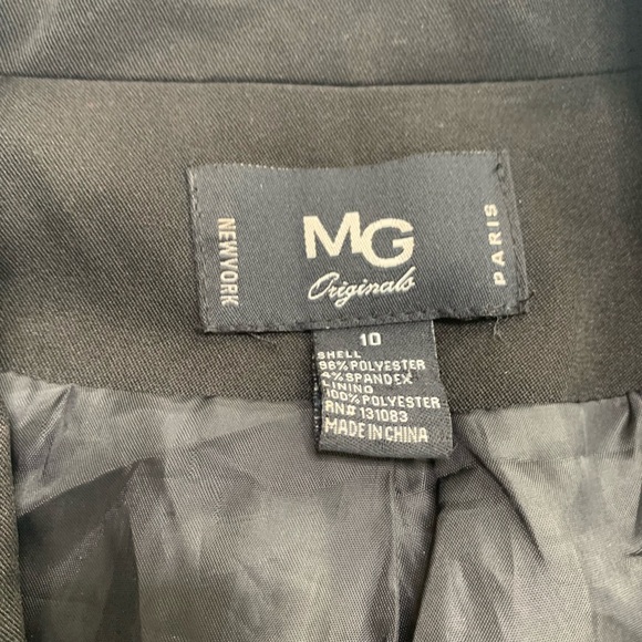 mg original | Jackets & Coats | Mg Original Belted Blazer In Black ...
